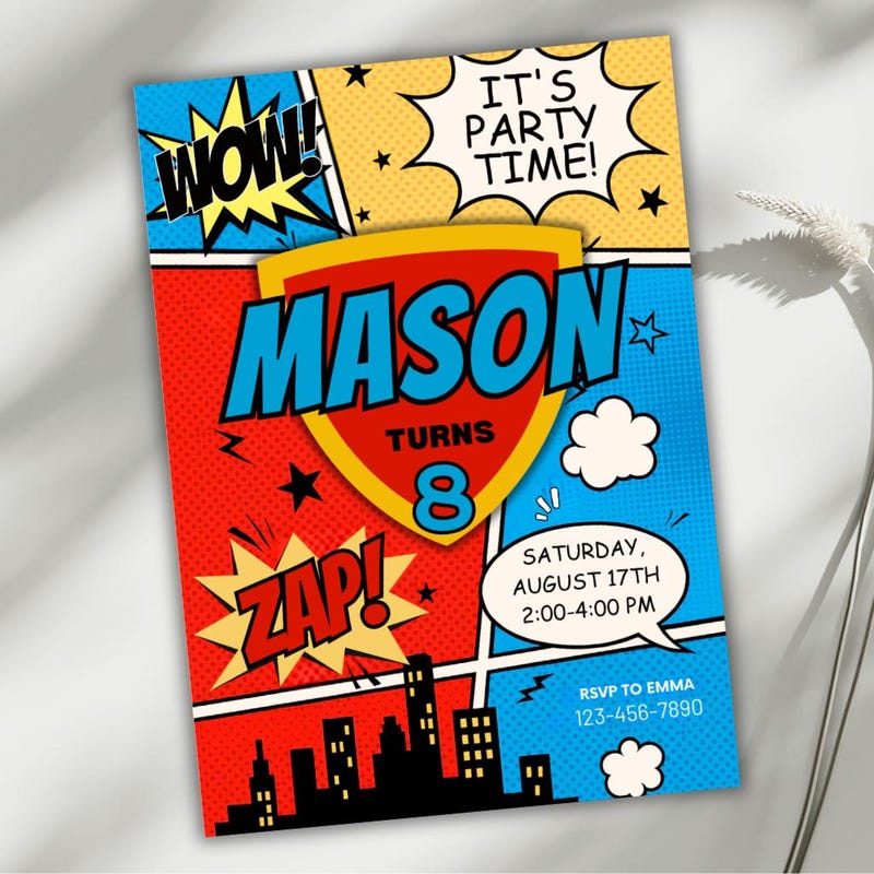 Superhero Pop Art - Etsy