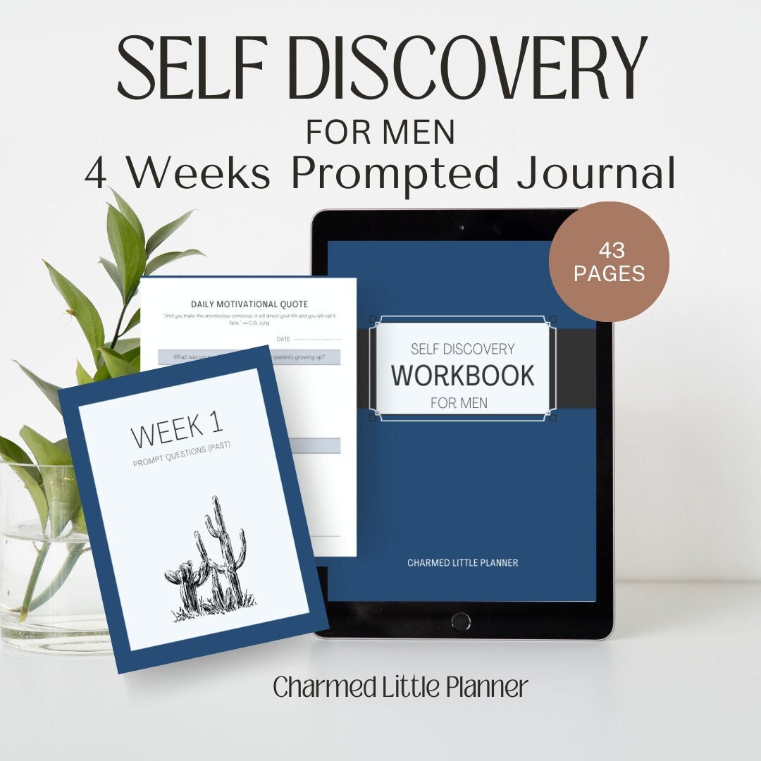 Guided Journal With Prompts for Men"s Mental Health and Wellness, Self ...