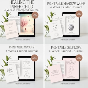 Anxiety Journal for Mental Health Prompted Journal Self Care Journal ...