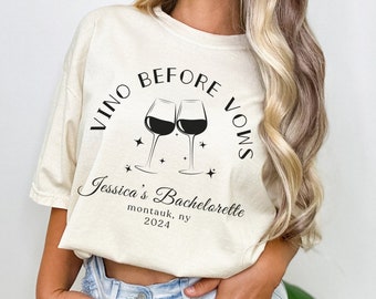 Veuve Before Vows Bachelorette Bridesmaid Tshirt, Wavy Font ...