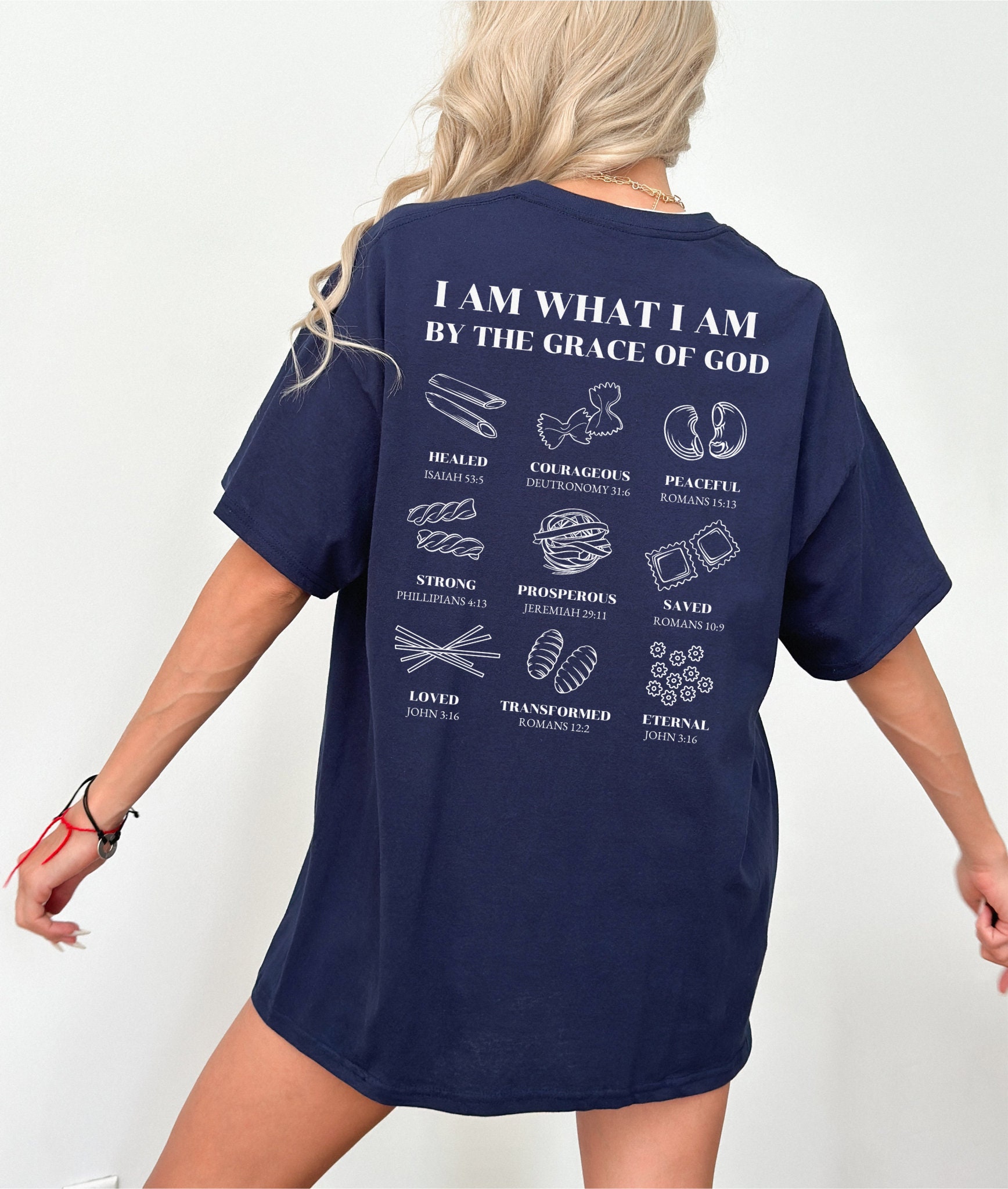 Christianity Clothing Pasta Shirt Christian Merch Italian Pasta Dishes ...