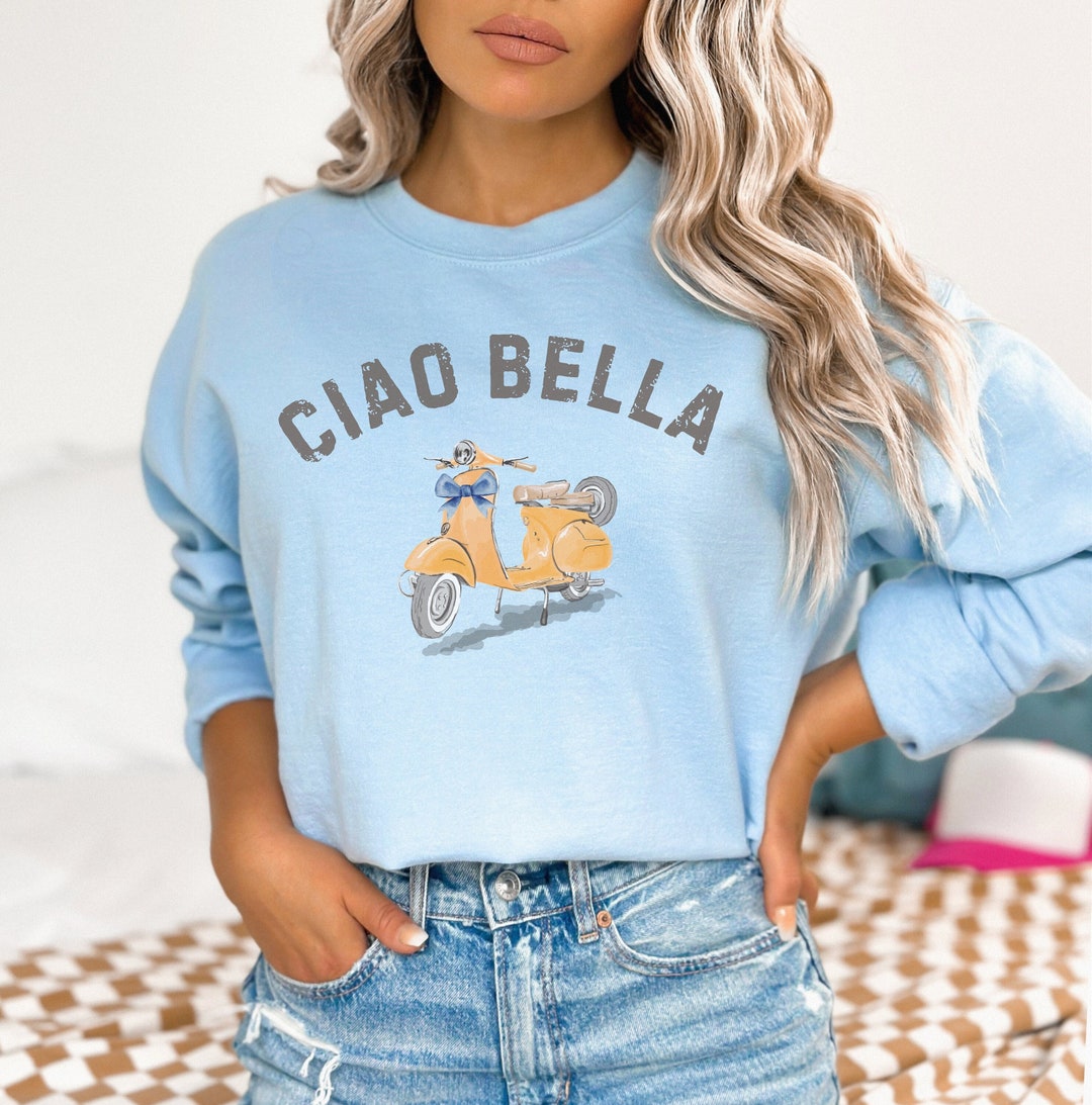 Ciao Bella Italian Sweatshirt Ciao Shirt Italy Sweatshirt Varsity ...