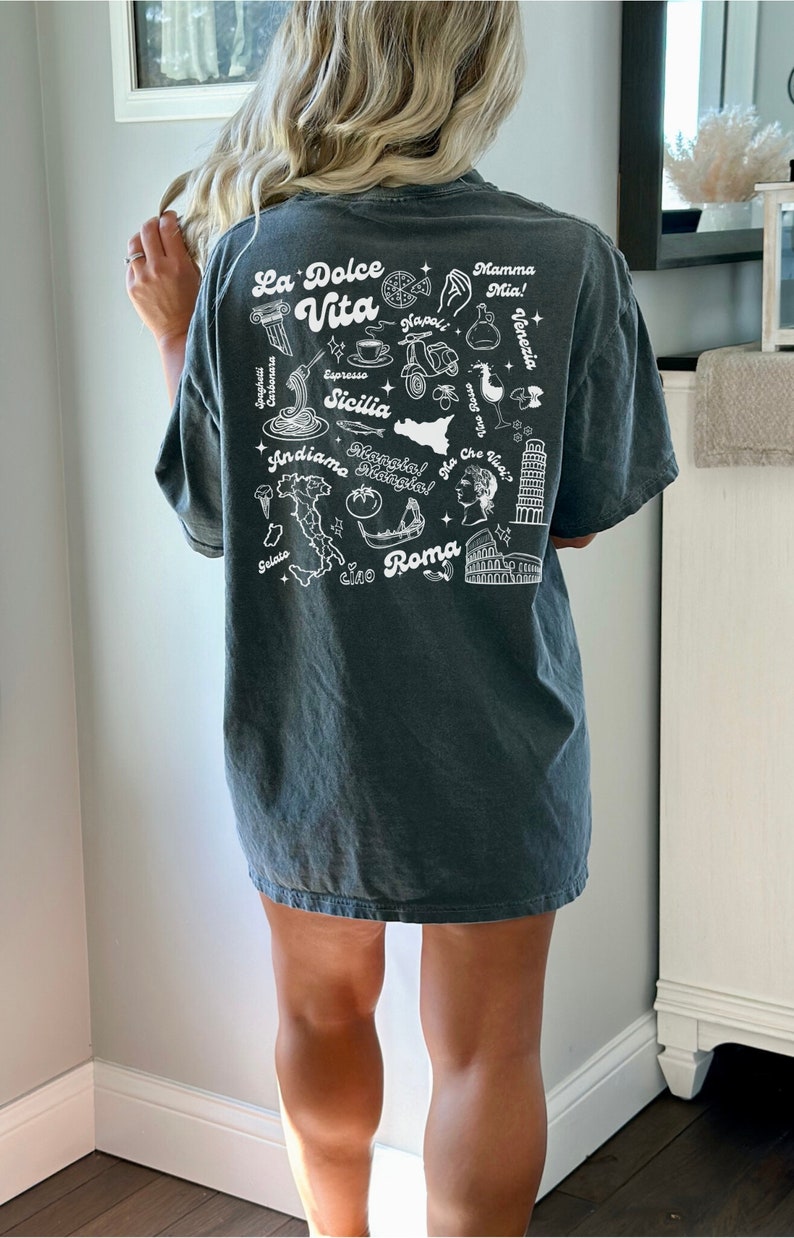 La Dolce Vita Italia Shirt Italian Pride Shirt Italy Shirts Italian ...