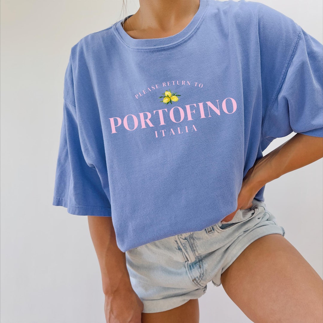 Portofino Tomato Girl Summer Amalfi Coast Shirt Lemon Shirt Italian ...