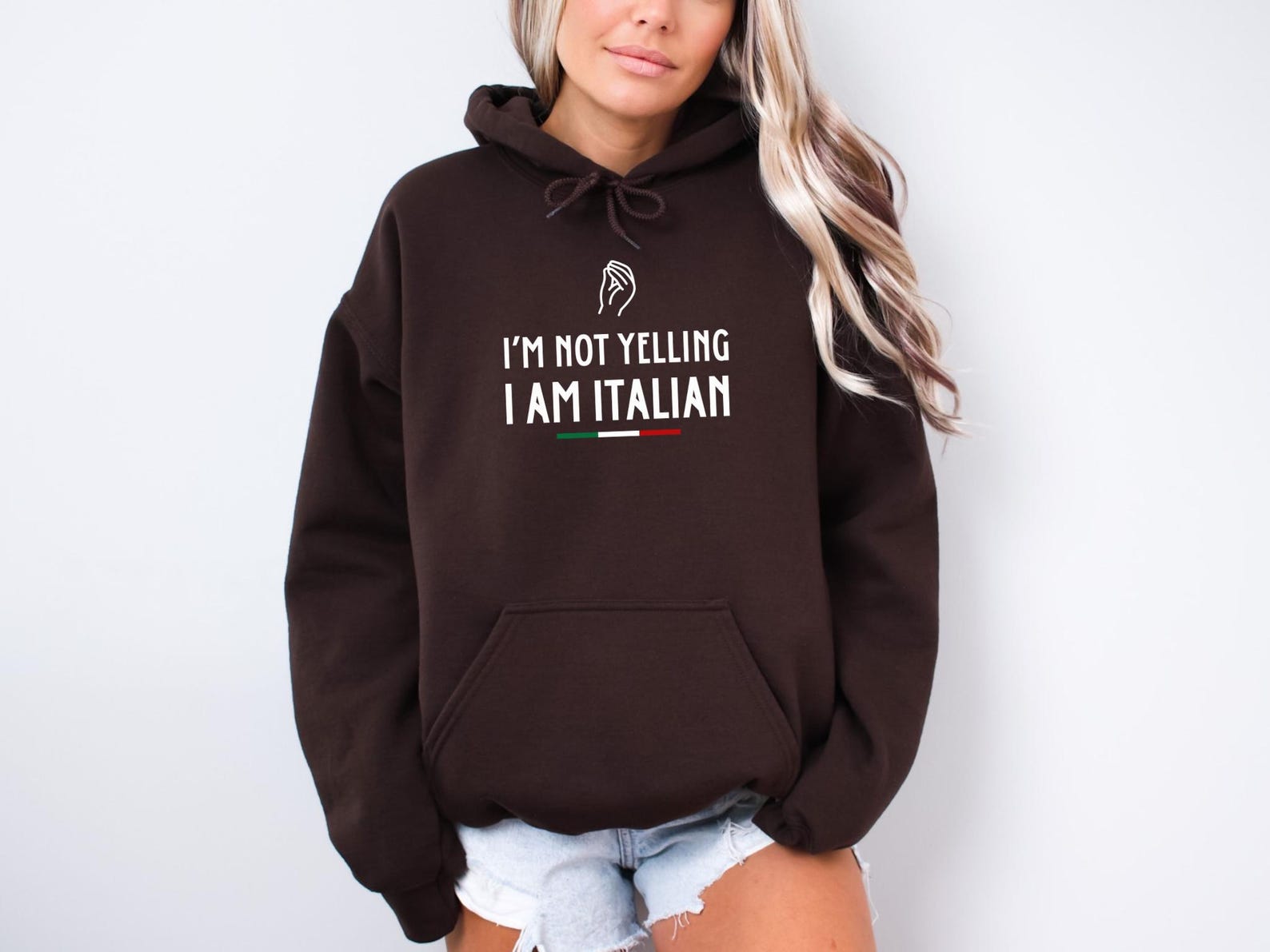 I'm Not Yelling I Am Italian Hoodie Italia Shirt Hoodie Italy Soft ...