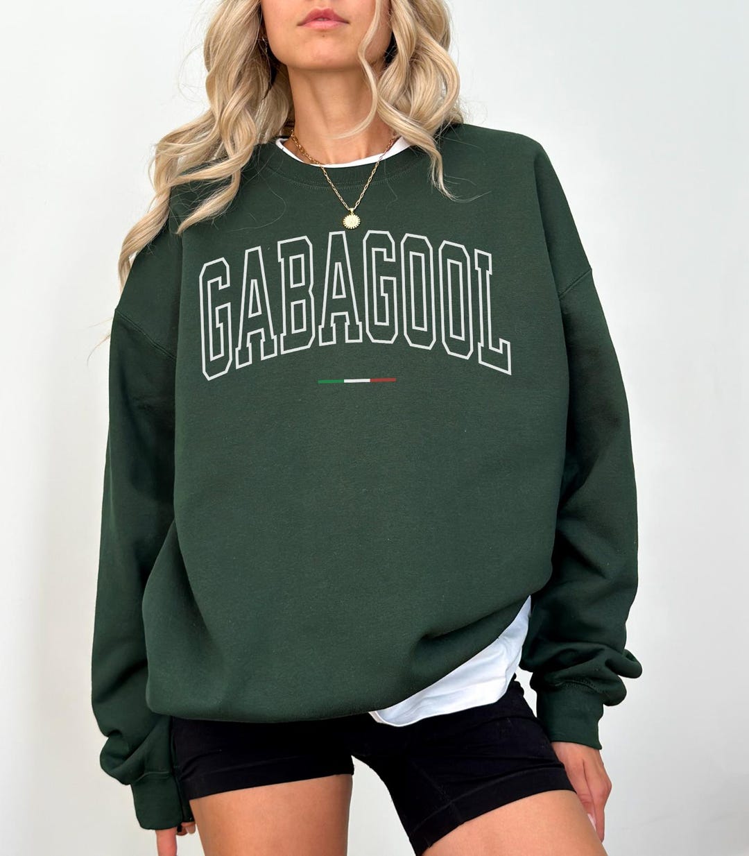 Gabagool Italian Sweatshirt Varsity Crewneck Italian Pride Shirt Funny ...