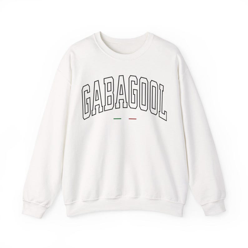 Gabagool Italian Sweatshirt Varsity Crewneck Italian Pride Shirt Funny ...