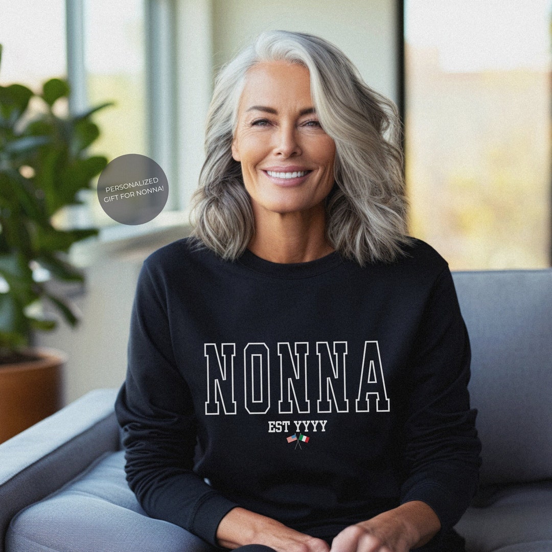 Personalized Nonna Shirt Nonna Sweatshirt Nonna Gifts Italian Sweatshirt Gift From Grandkids ...