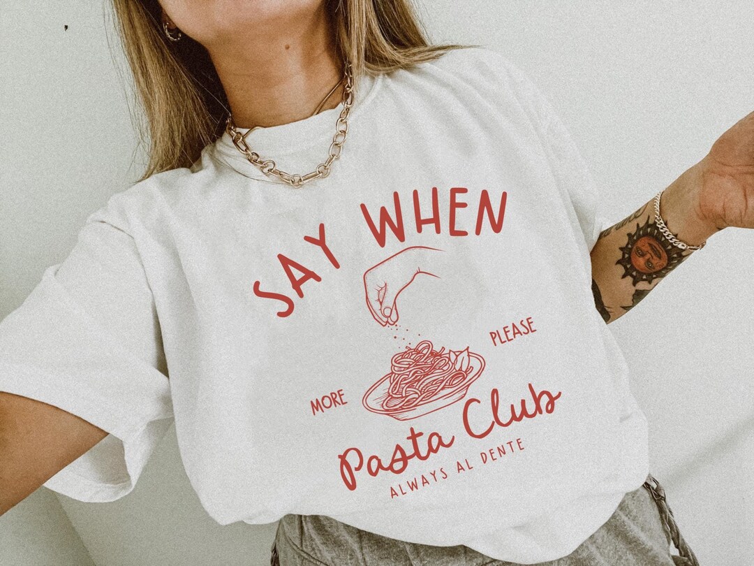 Pasta Shirt Cheese Shirt Italian Pride Shirt Cheese Fan Sunday Sauce ...