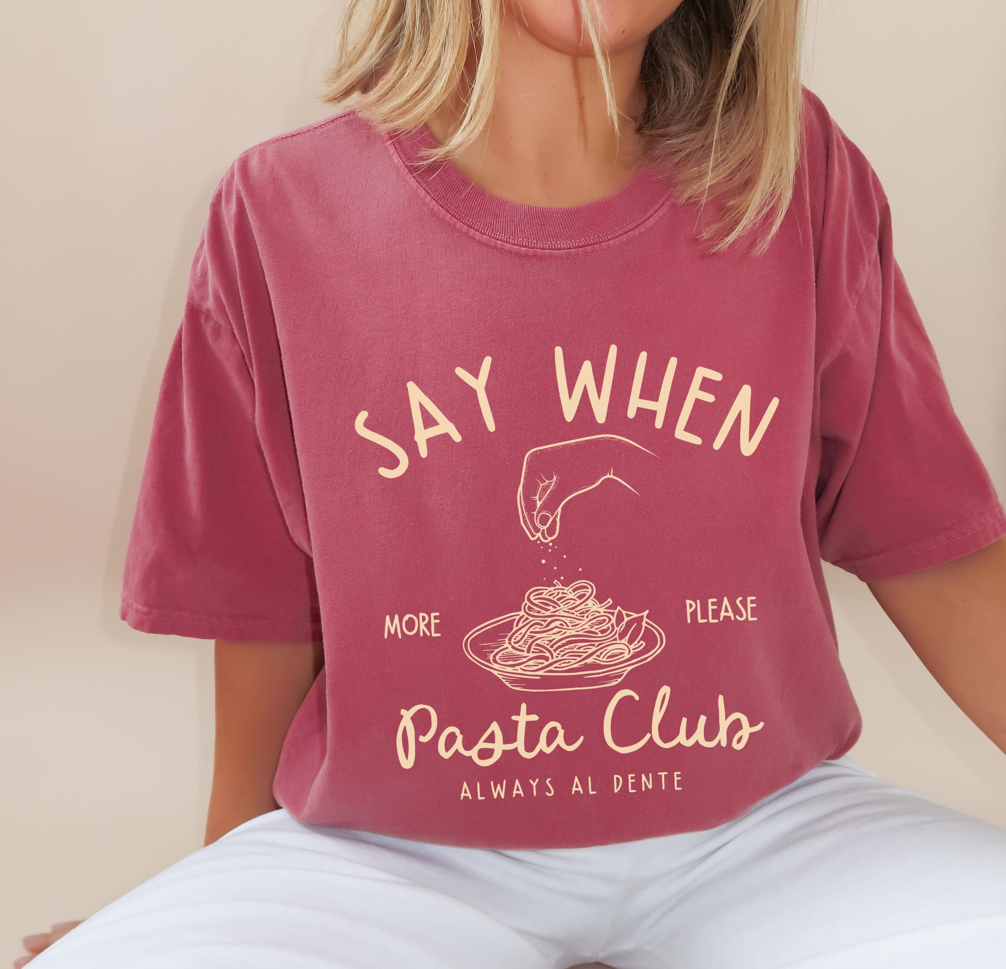 Pasta Shirt Cheese Shirt Italian Pride Shirt Cheese Fan Sunday Sauce ...
