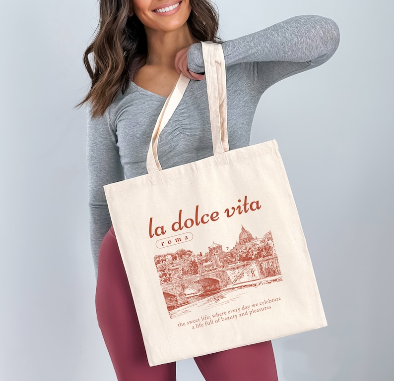 Rome Italy La Dolce Vita Italy Bag Tomato Girl Summer Farmers Market ...