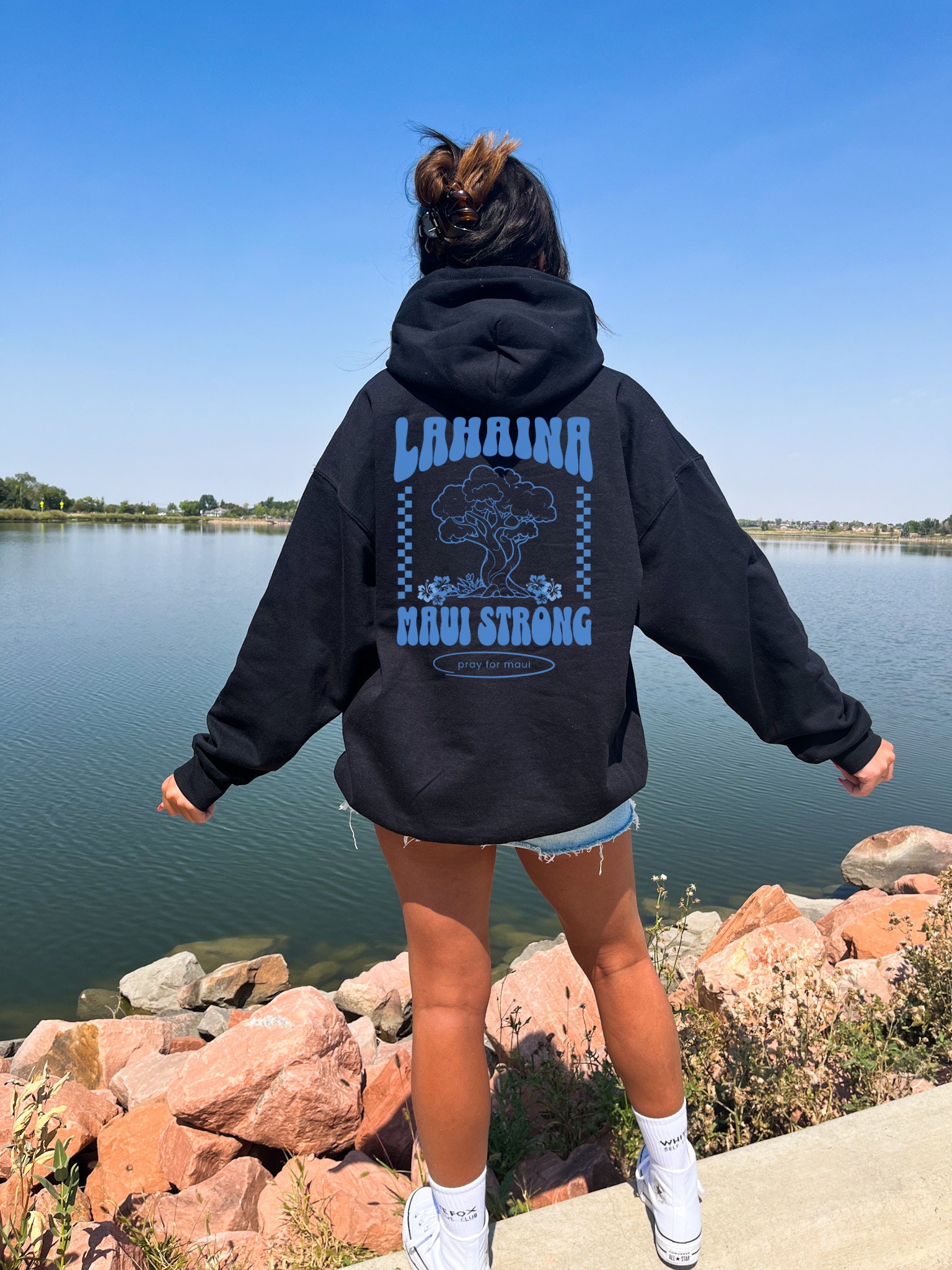 Lahaina Strong Hawaii Hoodie Support Maui Hawaii Maui Strong Shirt Surf ...