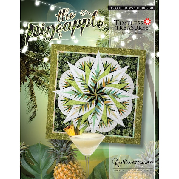 Pineapple Paper Pieced Pattern - Etsy