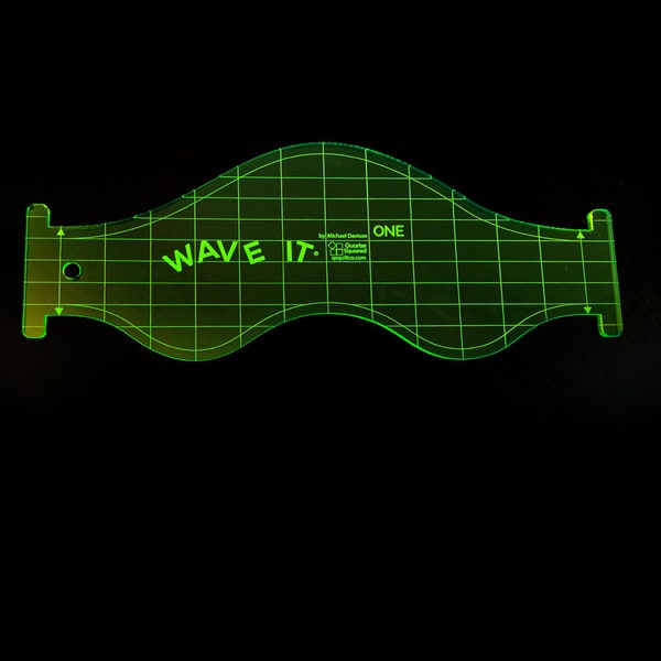 Wave Quilt Template - Etsy