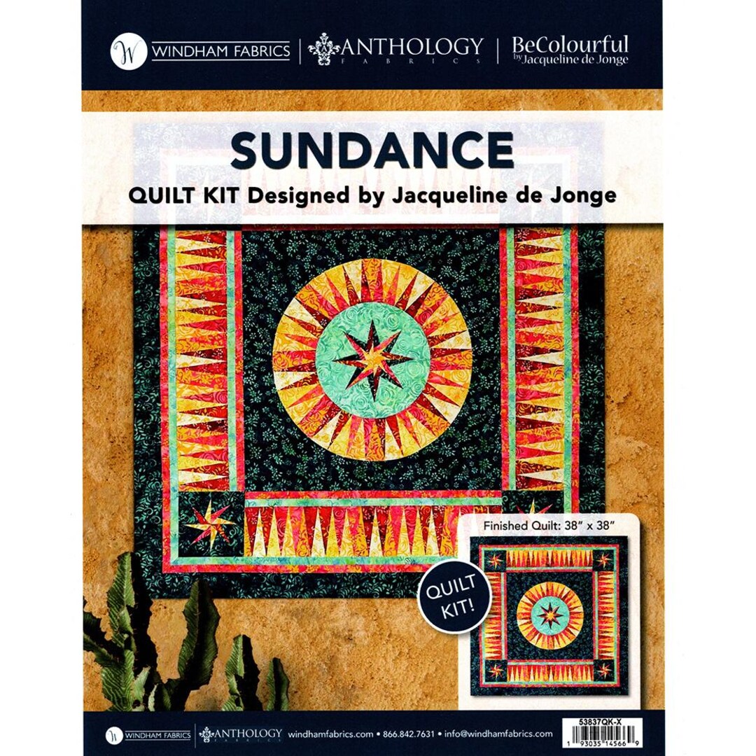 Quilt Kit SUNDANCE - Becolourful by Jacqueline De Jonge. Quilt Kit 38 ...