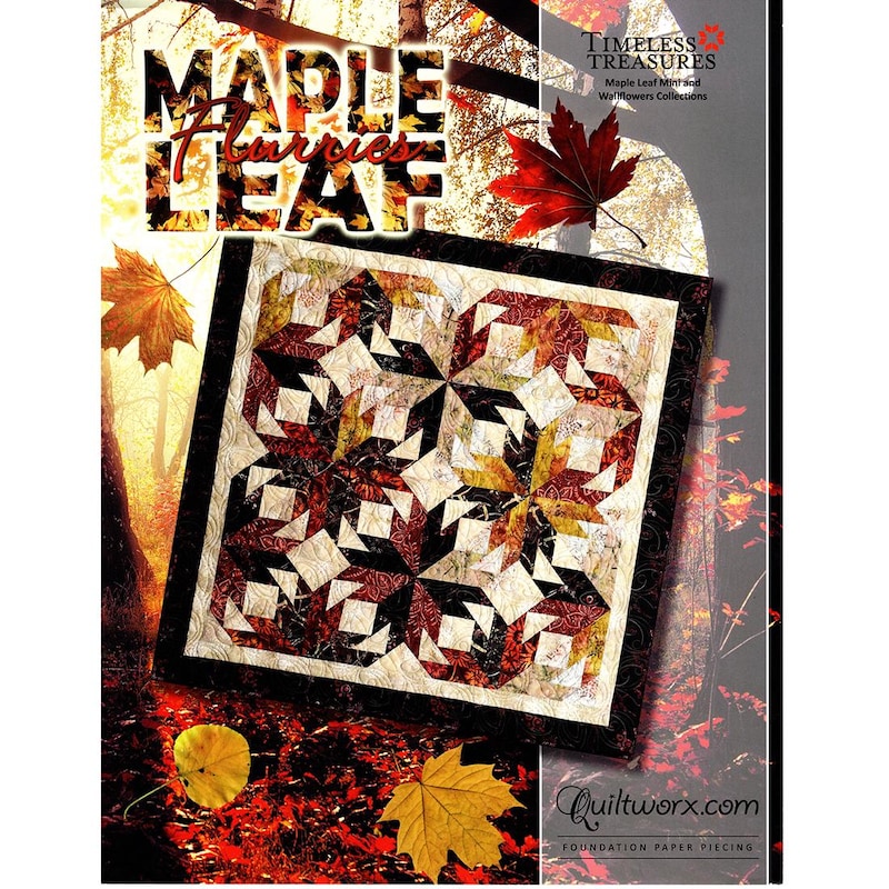 Maple Leaf Quilt - Etsy