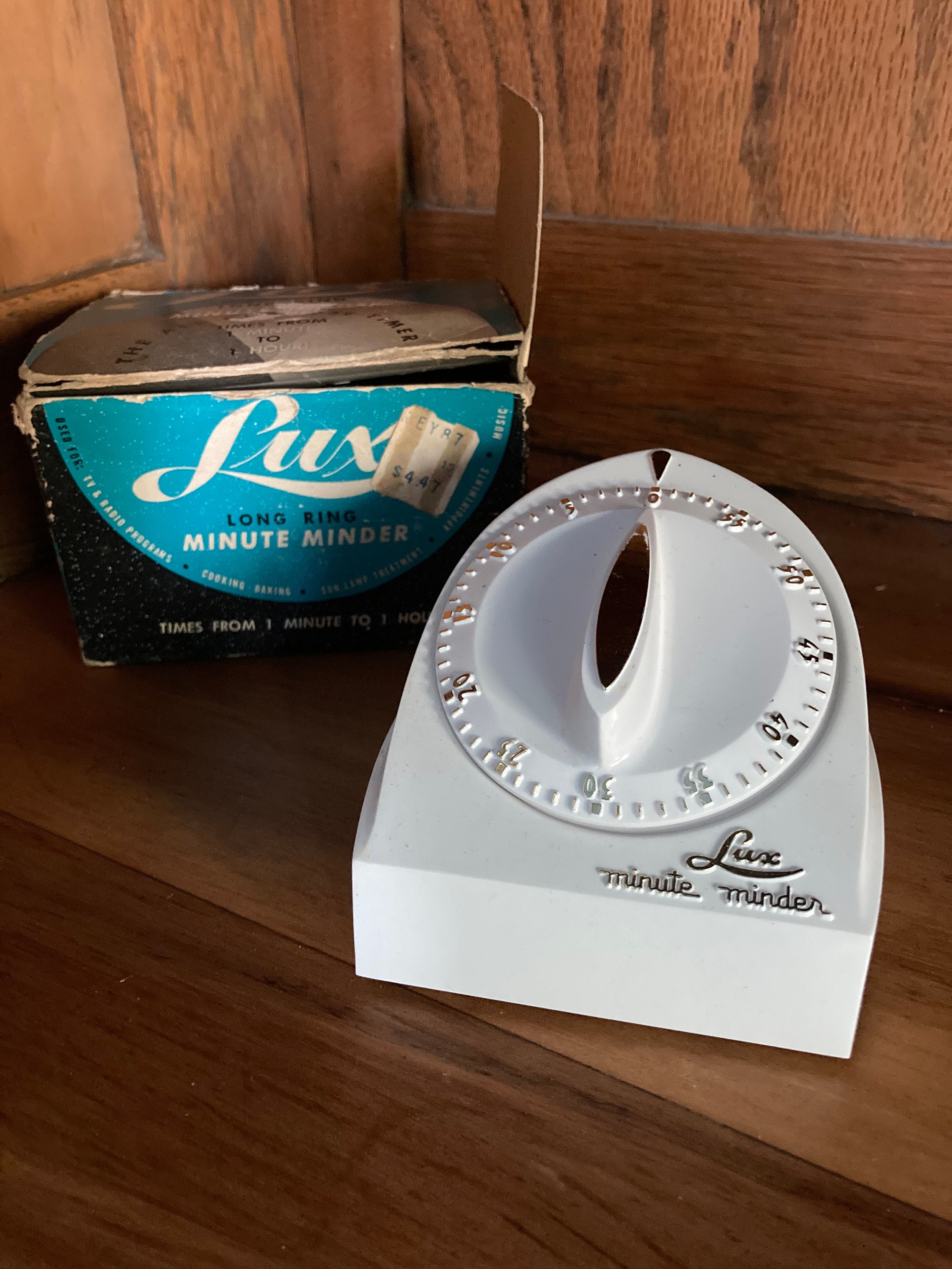 Lux Minute Minder Kitchen Timer Large Working Classic Style Egg Timer ...