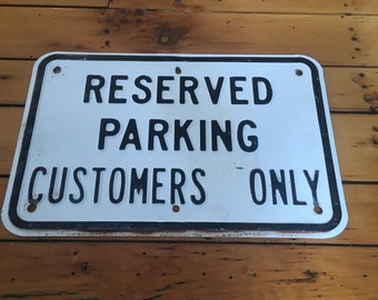 Customers Only Sign - Etsy