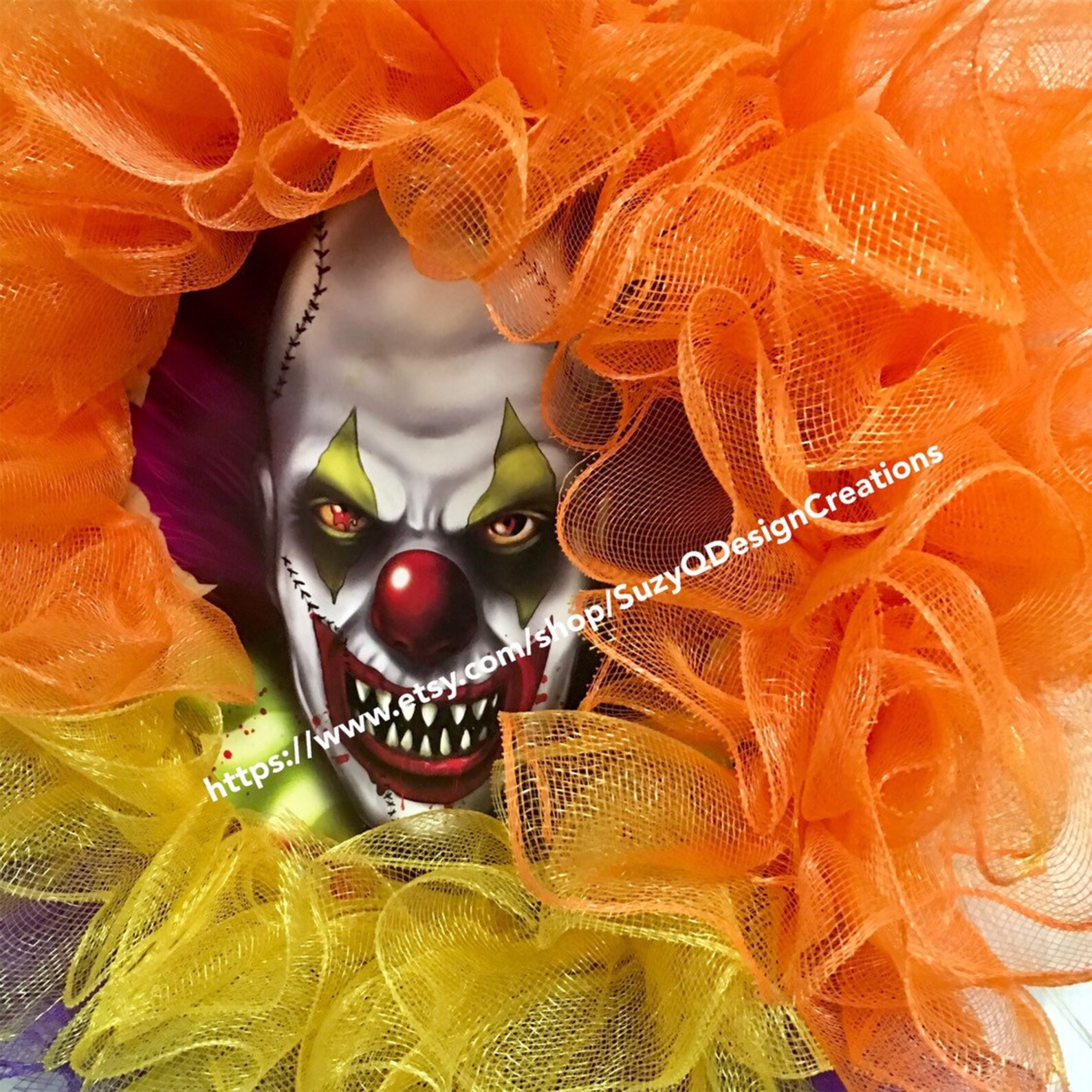 Halloween Wreath Scary Halloween Wreath Skeleton Wreath | Etsy