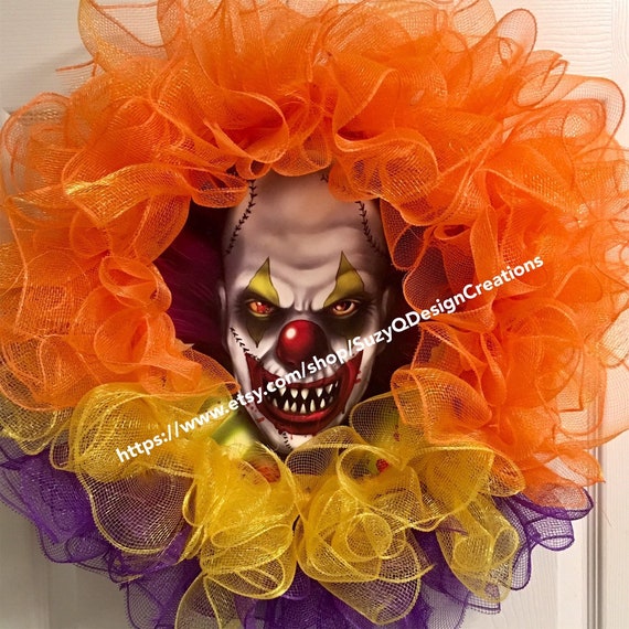 Halloween Wreath Scary Halloween Wreath Skeleton Wreath | Etsy