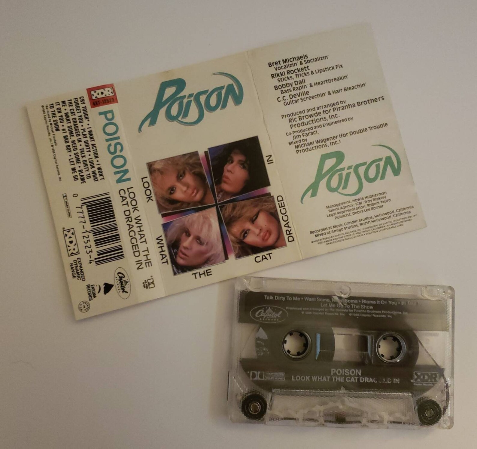 Poison Look What the Cat Drug In cassette | Etsy