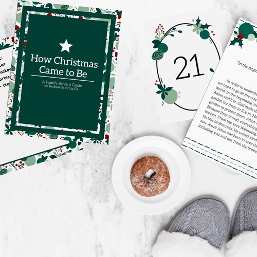 Advent Calendar Printable Advent Story Christmas Countdown | Etsy