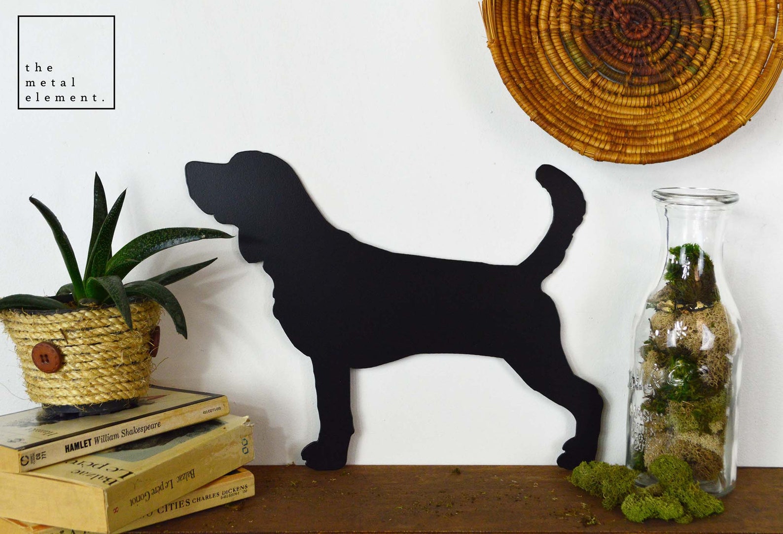 Beagle Dog Metal Wall Art Decor/Beagle Sign Art Figurine | Etsy