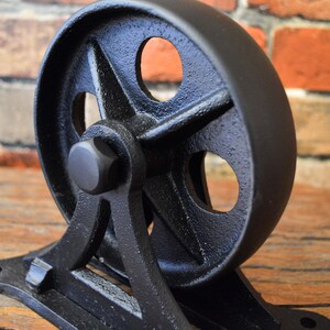 Small Black Aluminum Caster Wheels, Factory Cart Wheels, Coffee Table ...