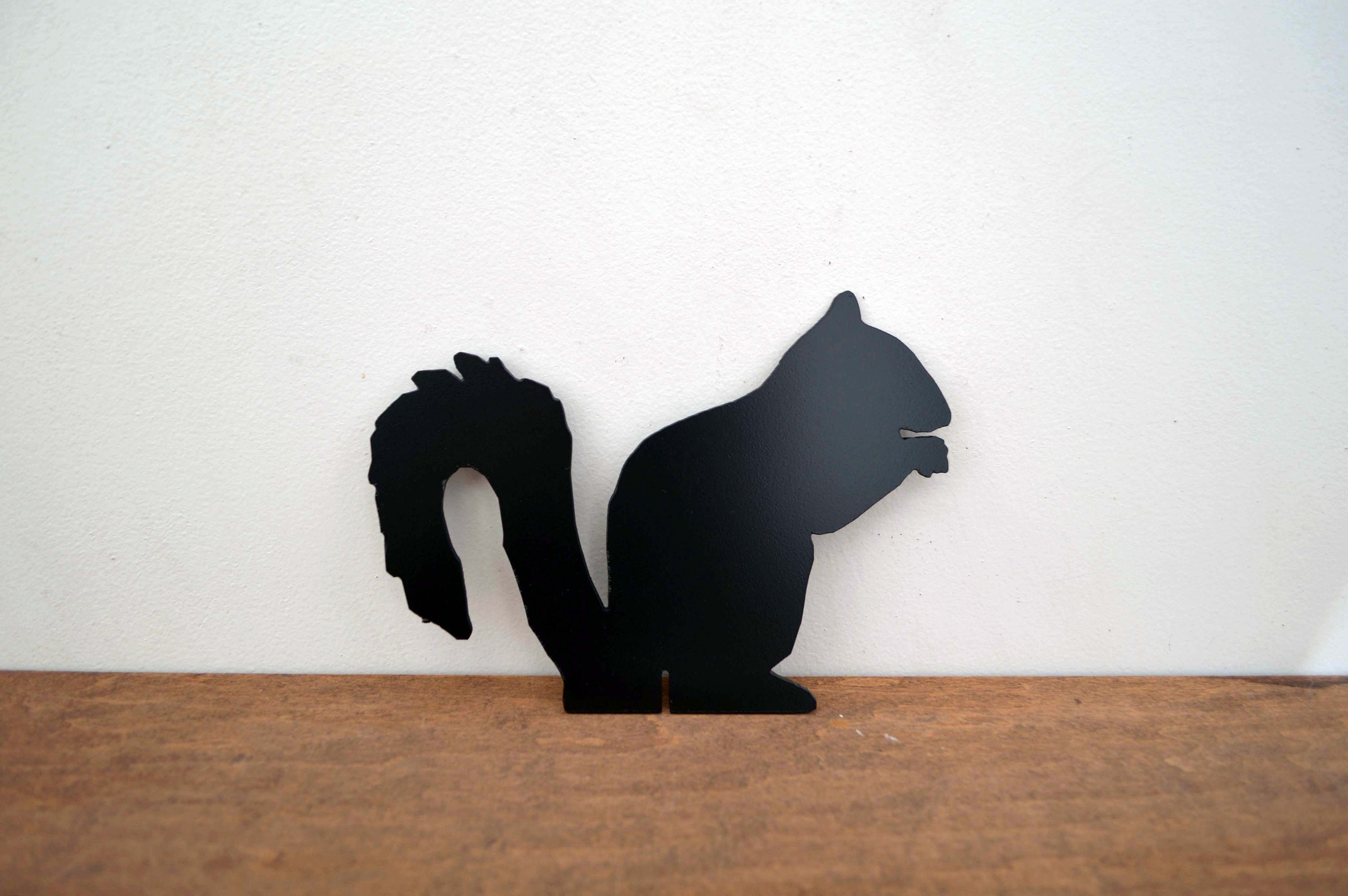 Squirrel Metal Sign for Yard Art Squirrel Garden Stake - Etsy