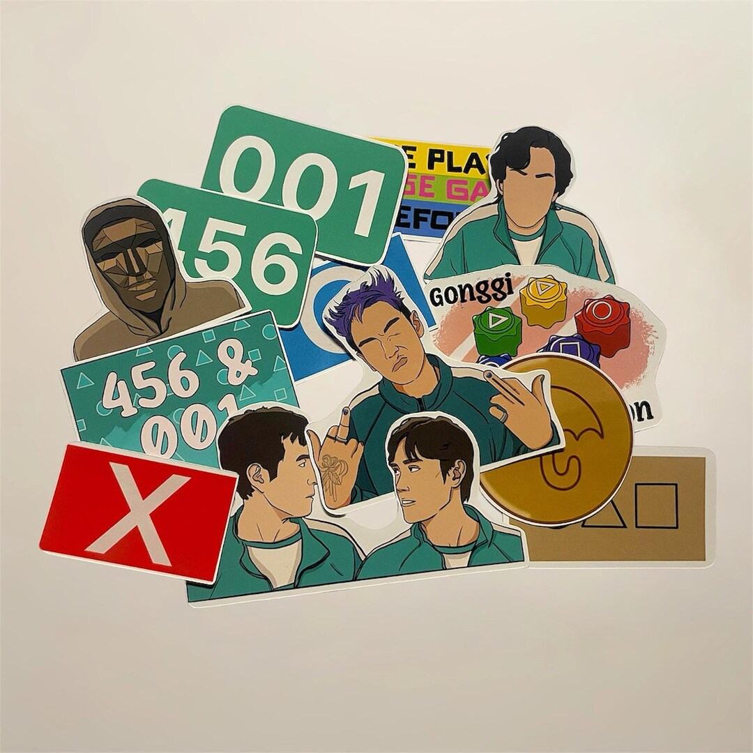 001 and 456 Sticker Pack - Etsy