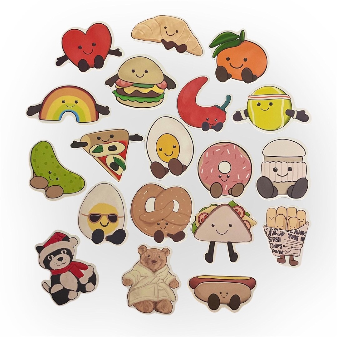 Jellies Sticker Set - Etsy UK