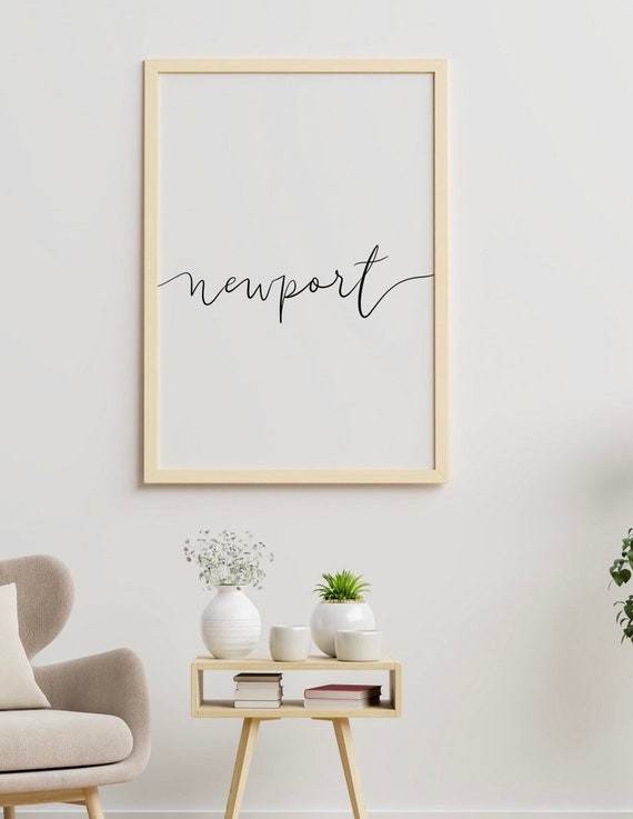 Newport DIGITAL DOWNLOAD Print Quotes Print Poster Print - Etsy