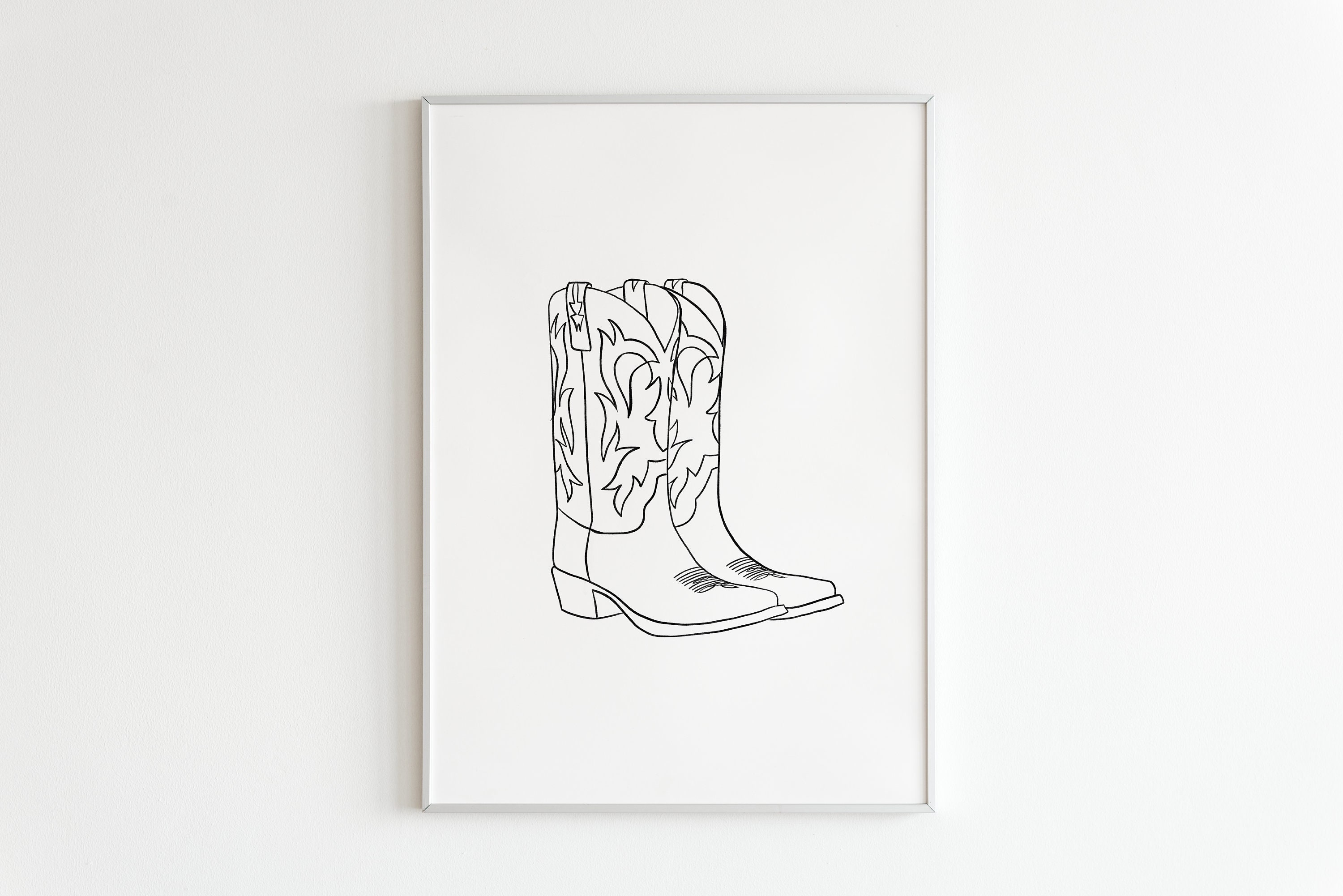 Cowboy Boots Digital Print | Western Wall Art | Digital Download - Etsy