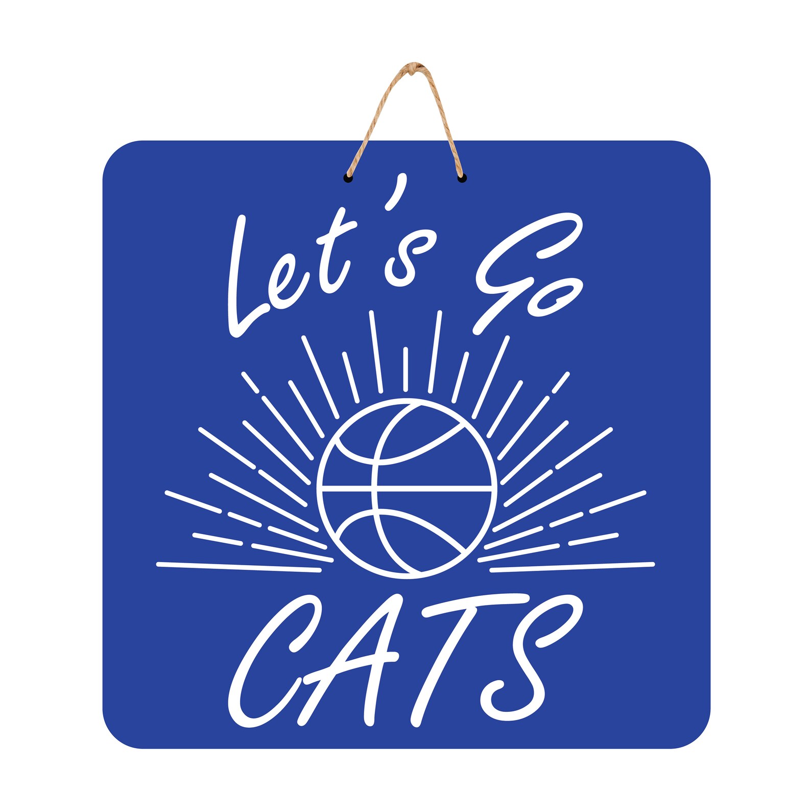 Let's Go Cats Door Hanger | Etsy