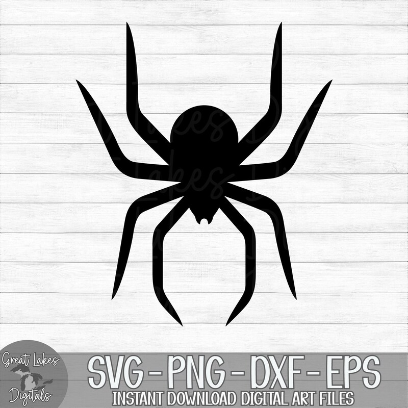 Halloween Clip Art Spider - Etsy