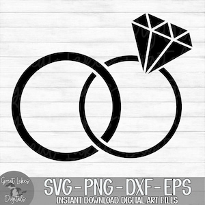 Wedding Bands, Wedding Rings Instant Digital Download Svg, Png, Dxf ...