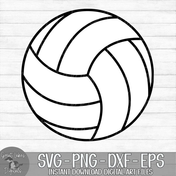 Volleyball Svg - Etsy