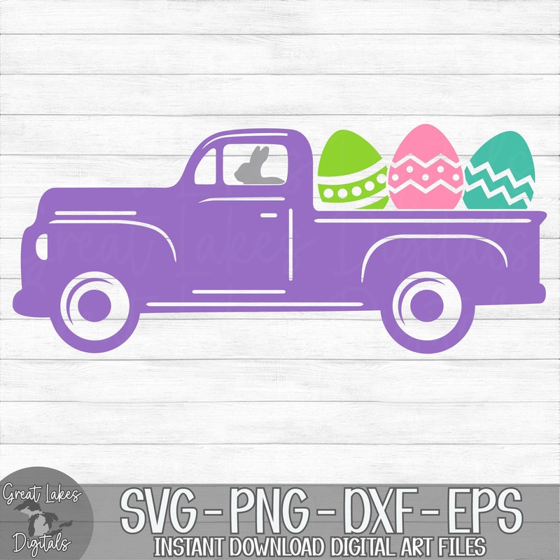 Easter Truck Svg - Etsy