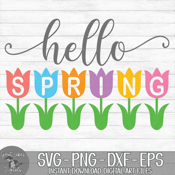 Spring Svg - Etsy