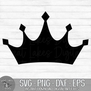 Crown Princess, King, Queen Instant Digital Download Svg, Png, Dxf, and ...