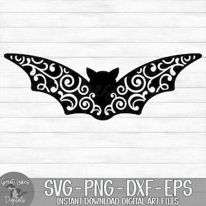 Bat Instant Digital Download Svg, Png, Dxf, and Eps Files Included ...