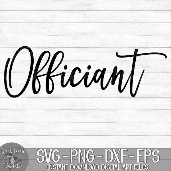 Officiant Svg - Etsy