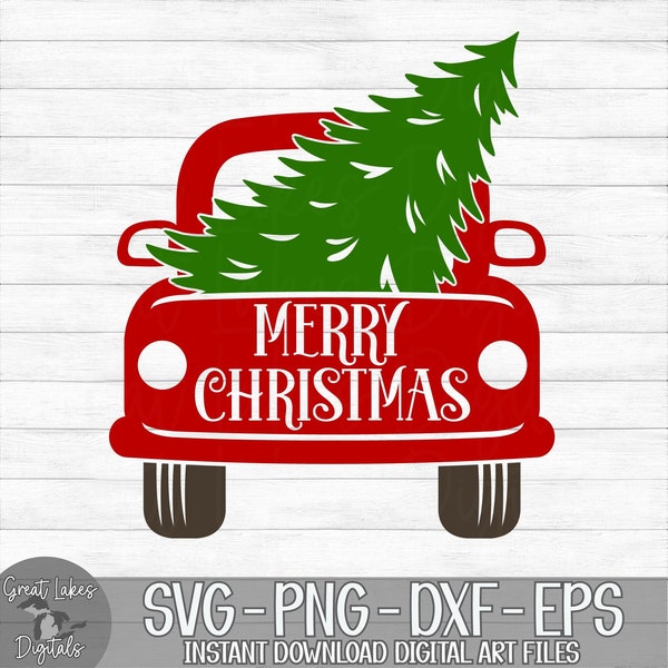 Svg Files for Cricut Christmas Tree Truck - Etsy