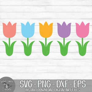 Tulips Instant Digital Download Svg, Png, Dxf, and Eps Files Included ...