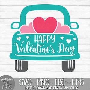 Happy Valentine's Day Truck Instant Digital Download - Etsy