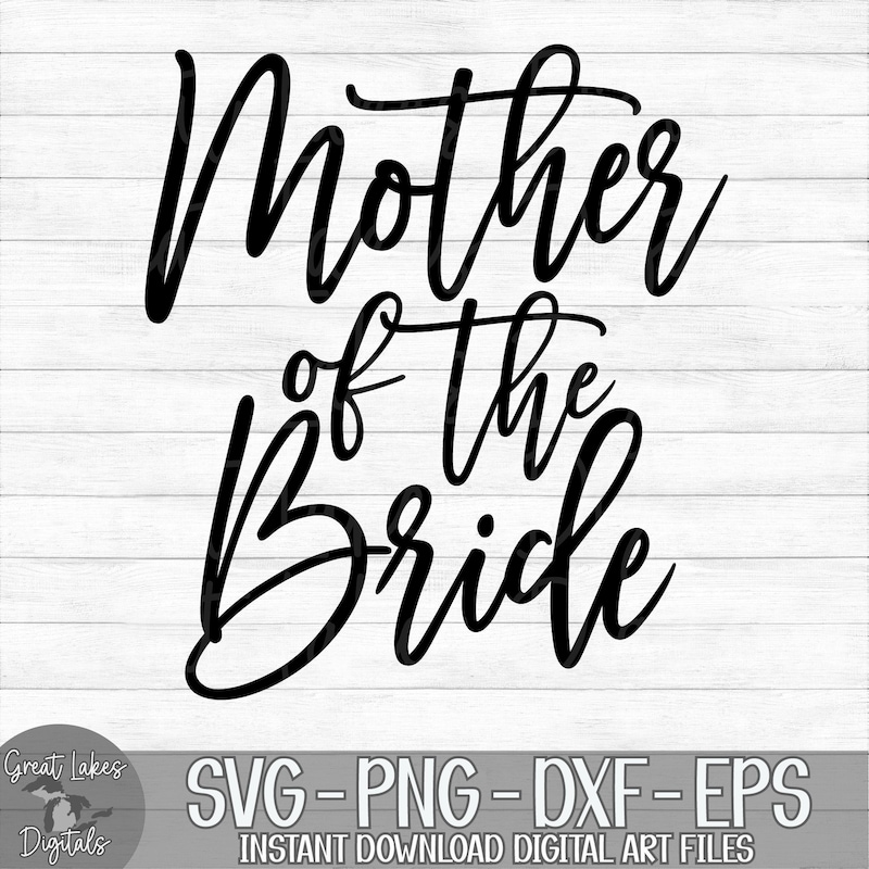 Mother of the Bride Svg - Etsy