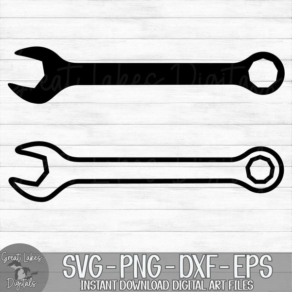 Wrench Dxf Files - Etsy