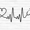 EMS Heart Instant Digital Download Svg, Png, Dxf, and Eps Files ...