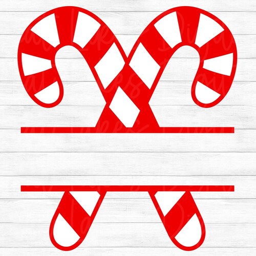 Candy Canes Instant Digital Download Svg Png Dxf and - Etsy