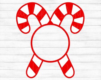 Candy Cane SVG Digital Files - Etsy